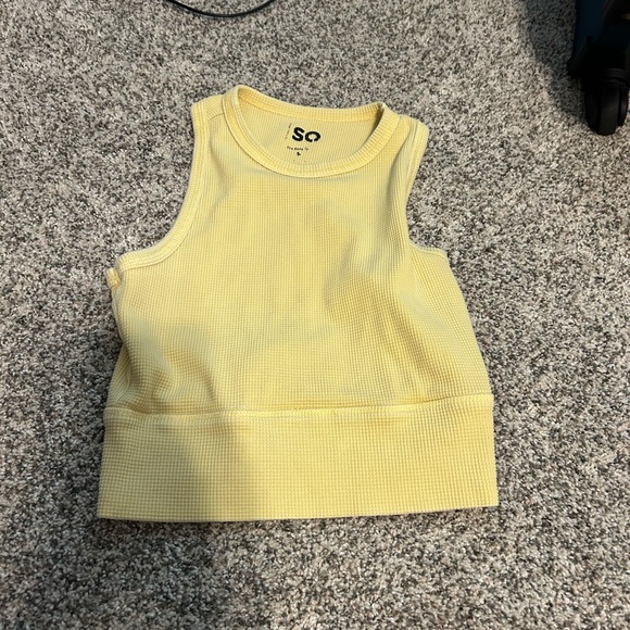 Sonoma | Tops | Sonoma Yellow Cropped Tank Top | Poshmark